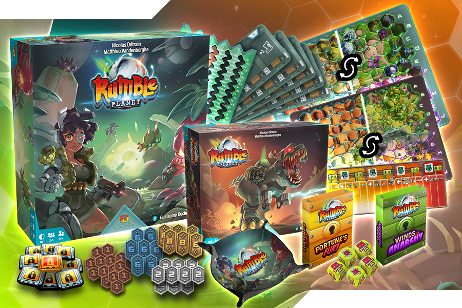 Rumble Planet by Ankama Boardgames - Rumble Challenge: And the Winner ...