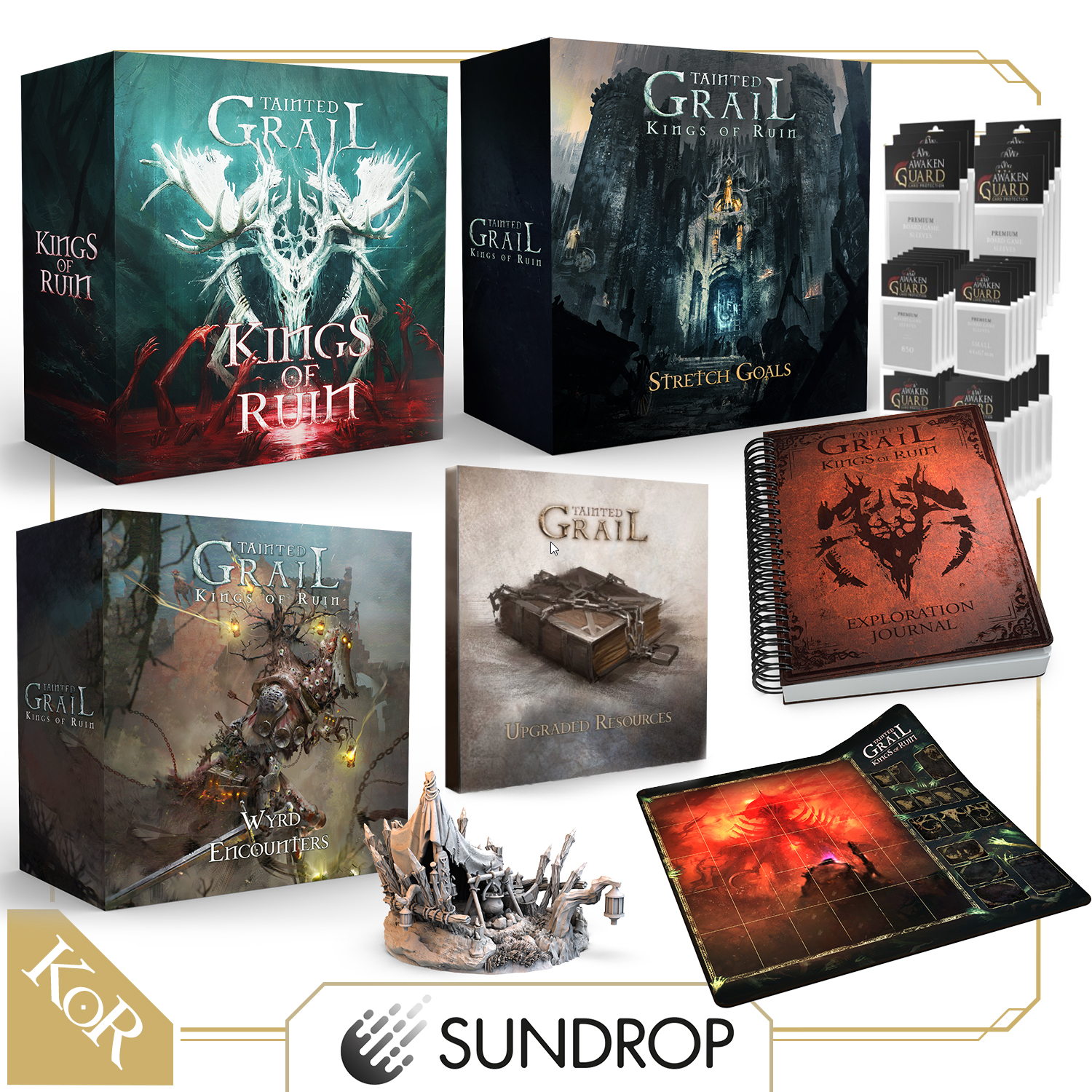 Tainted Grail: Kings of Ruin by Awaken Realms - Kings of Ruin Grail ...