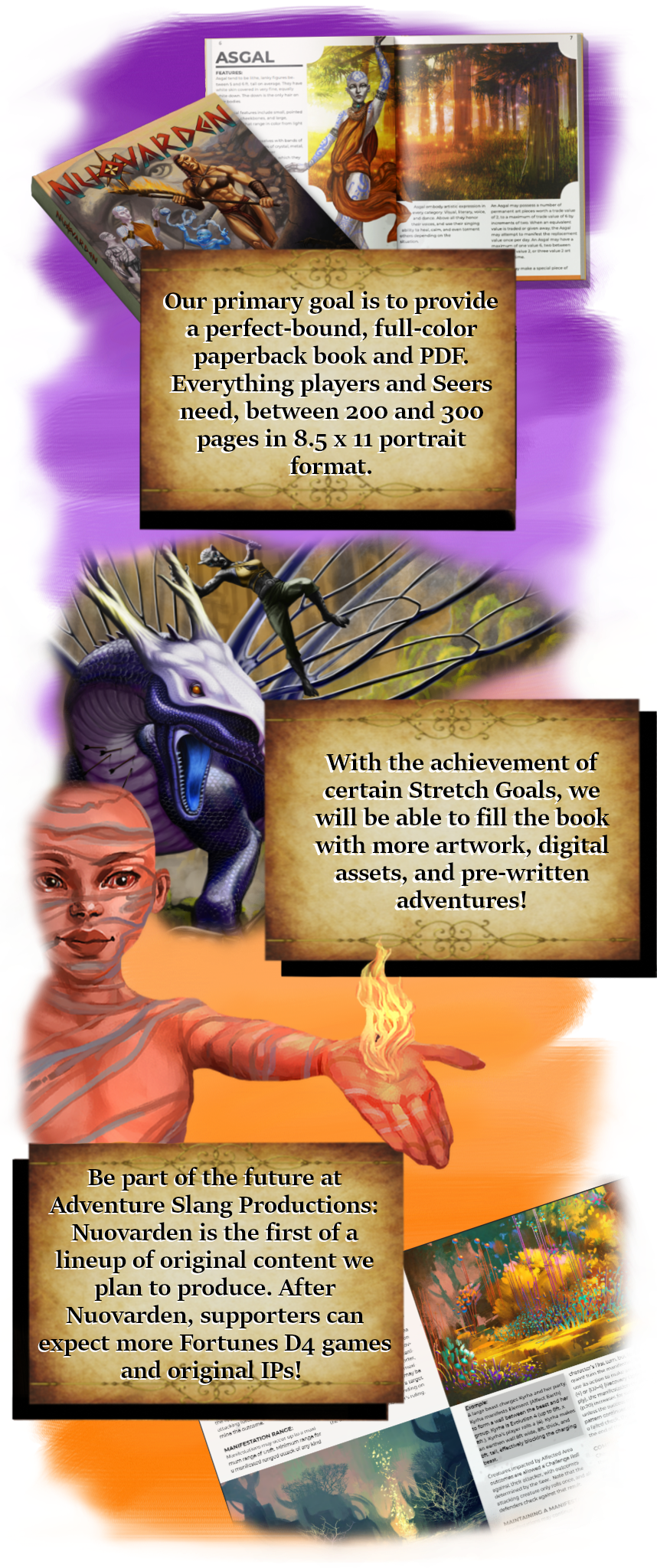 Nuovarden TTRPG by Adventure Slang Productions - Gamefound