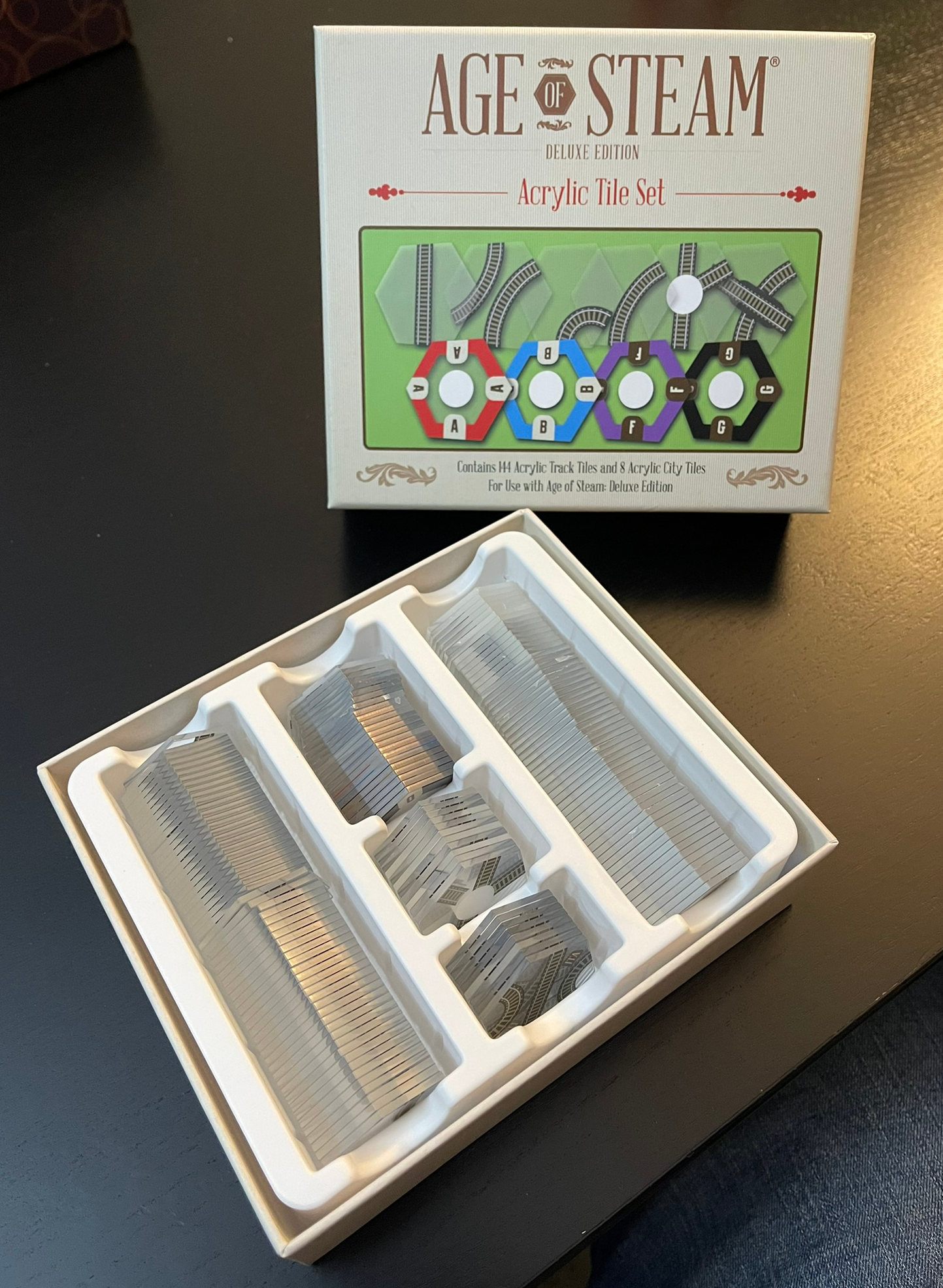 Age of Steam Deluxe Expansion Volume IV + Acrylic Track Tiles by Eagle ...