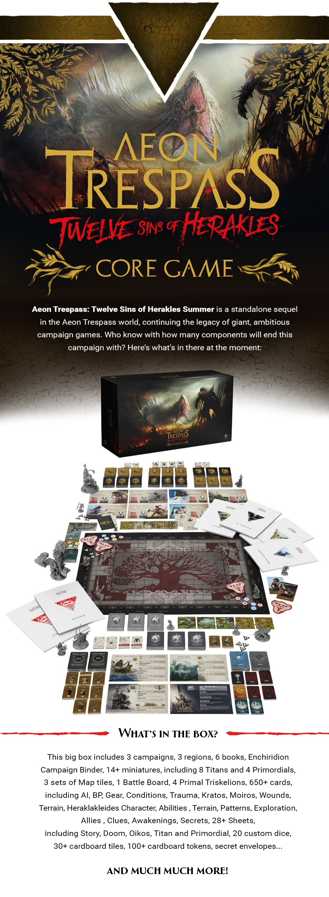 Aeon Trespass: Odyssey Second Printing and Twelve Sins of Herakles by ...