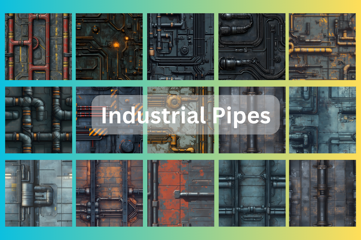 1600 Sci-Fi Textures, 550 Isometric Assets for Map Making and 1870 Sci ...