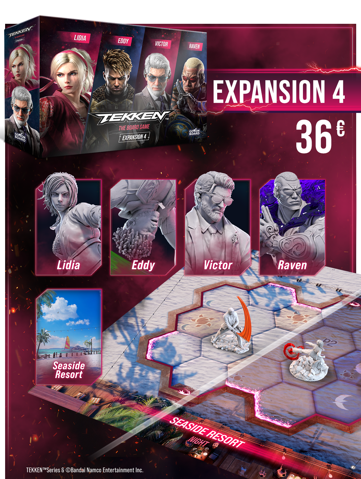 TEKKEN - The Board Game by Go On Board - Only 1 Day Left to Back TEKKEN ...