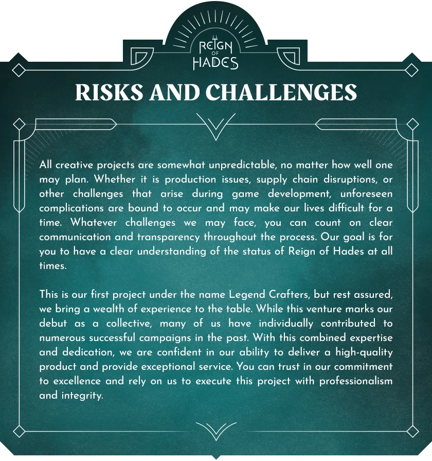 Reign of Hades by Legend Crafters - Gamefound