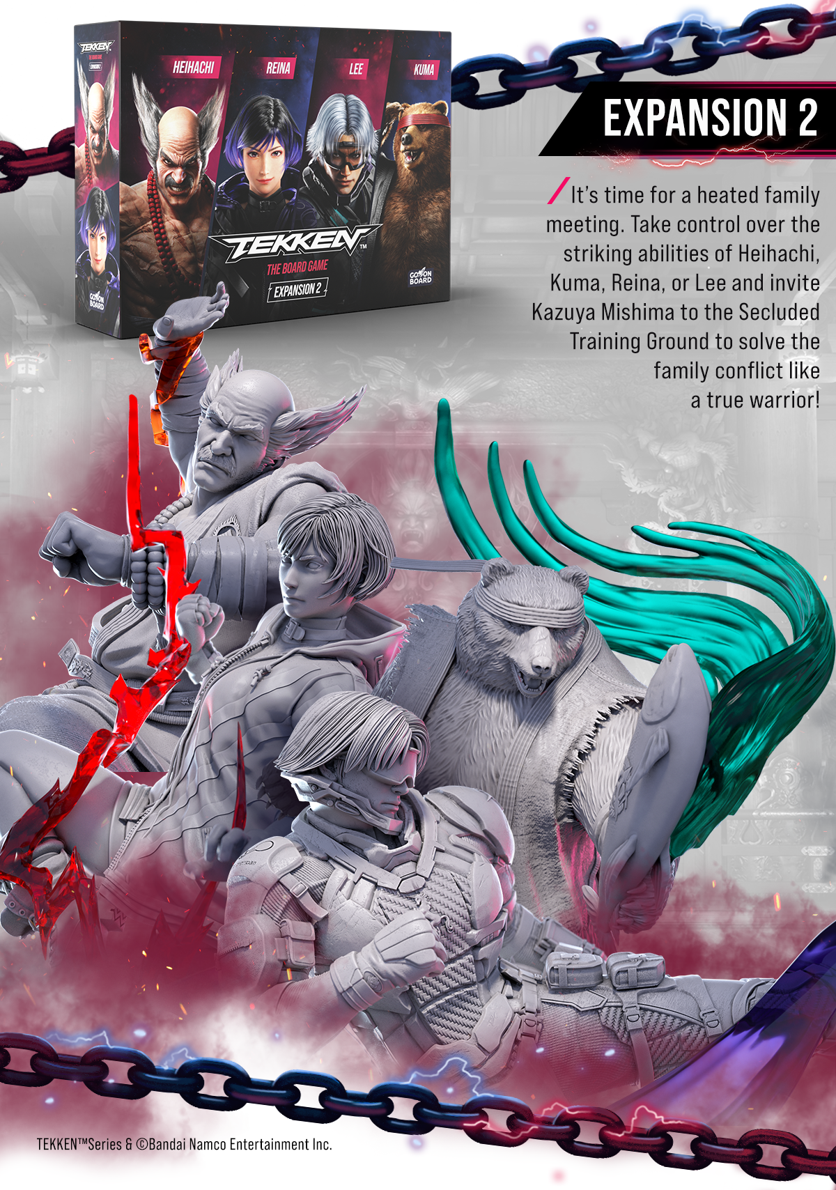 TEKKEN - The Board Game by Go On Board - TEKKEN – The Board Game Funded ...