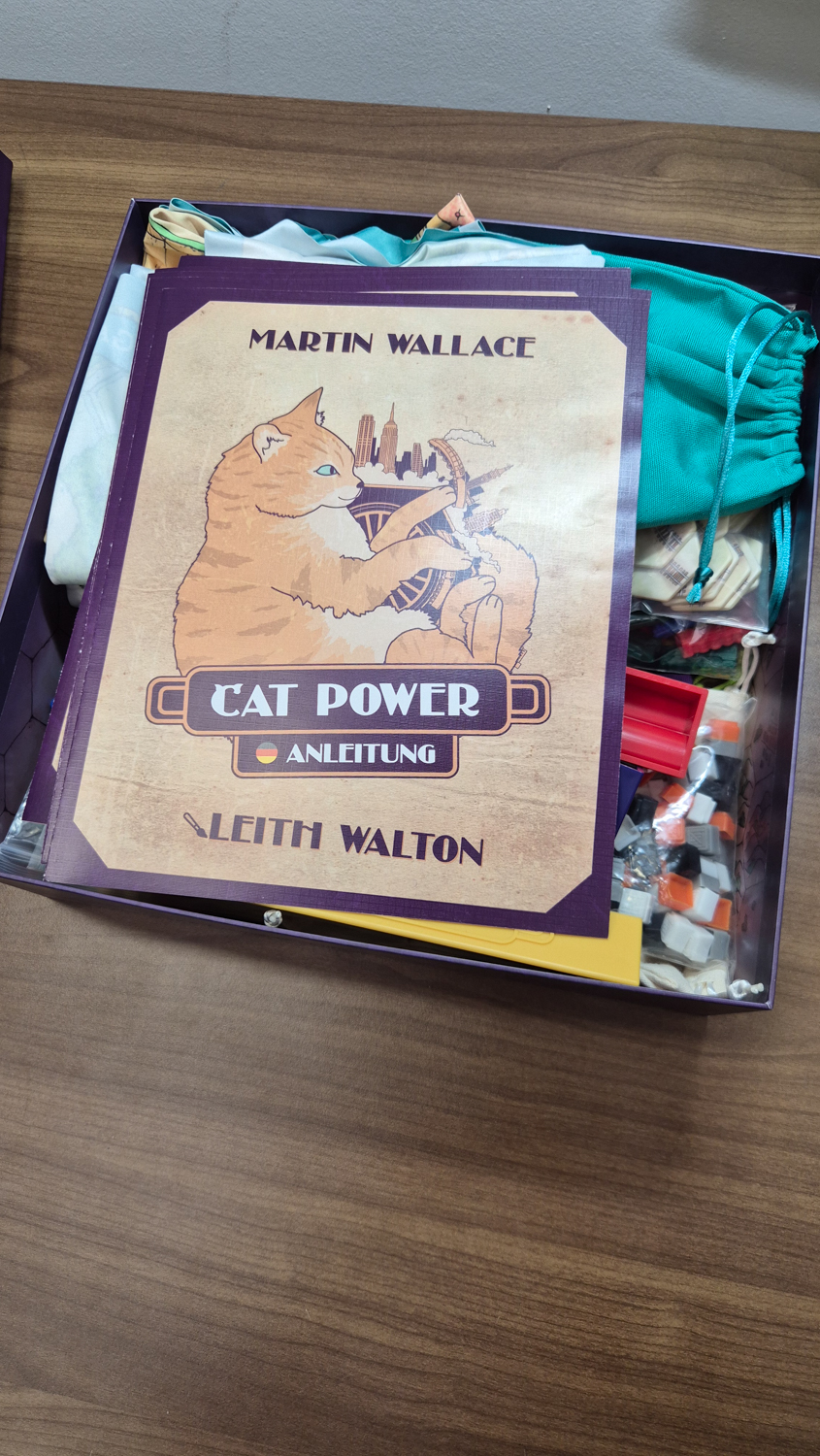 Steam Power by Wallace Designs - Samples have arrived - Gamefound