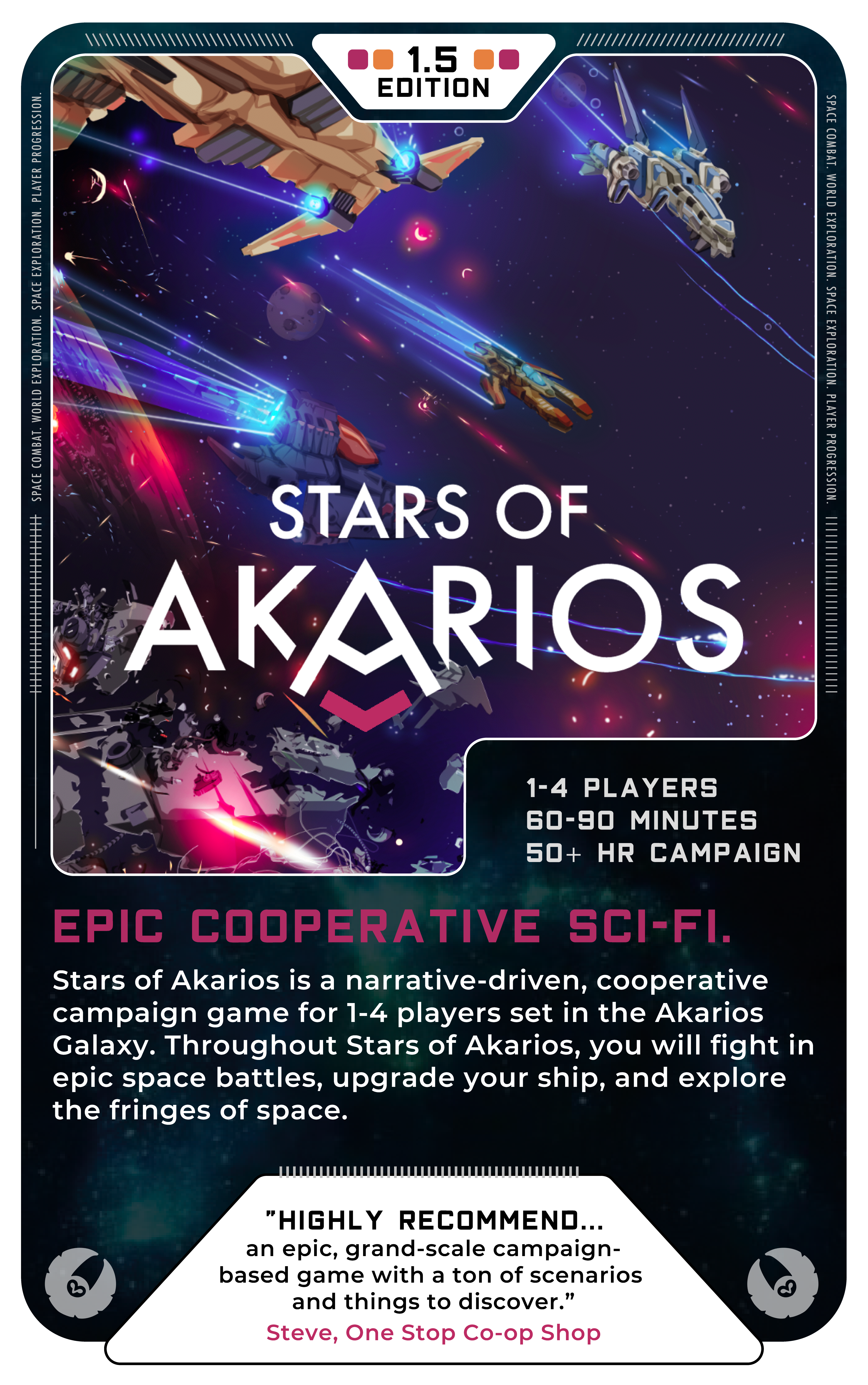 Stars of Akarios 1.5 + New Content by Open Owl Studios - Gamefound