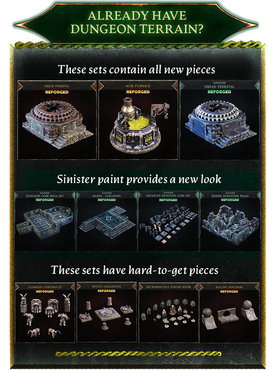 Dungeons Reforged - Hand Painted Modular Terrain by Dwarven Forge - Gamefound