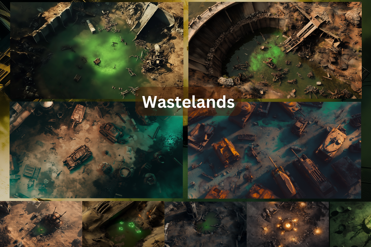 After the Fall: 700 Post-Apocalyptic Battle Maps by Agnesagraphic ...