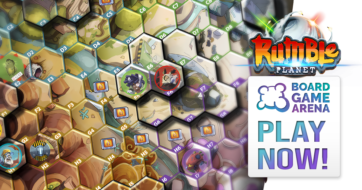 Rumble Planet by Ankama Boardgames - Now Try Rumble Planet - Gamefound
