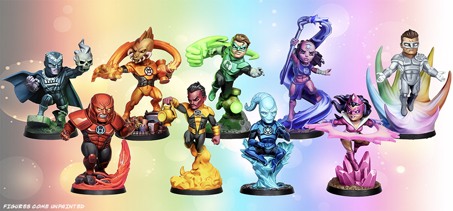 DC Super Heroes United by CMON - War of Light + Conqueror Pledge ...