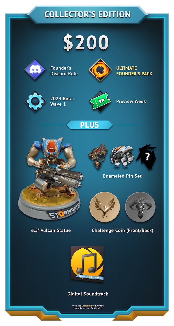 Stormgate Collector's Edition Box by Frost Giant Studios - Gamefound