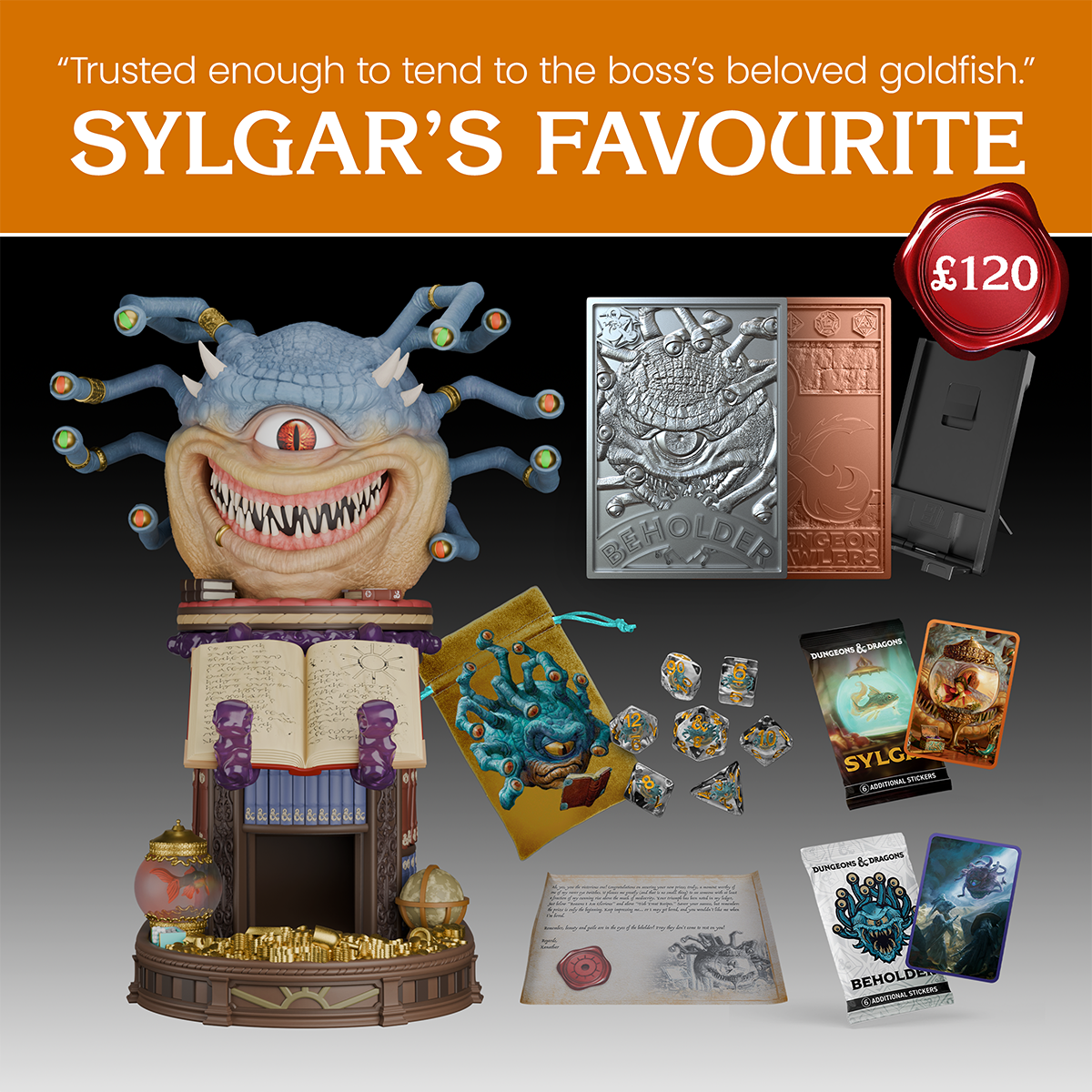 Dungeons & Dragons: Xanathar Device Holder and Dice Tower Collectible ...