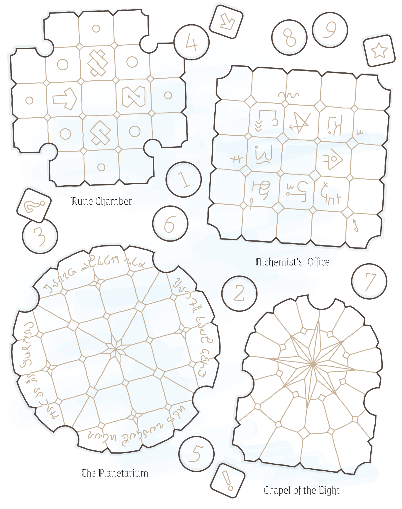 Mad Wizard's Hall: miraculous pre-painted TTRPG dungeon tiles by ...
