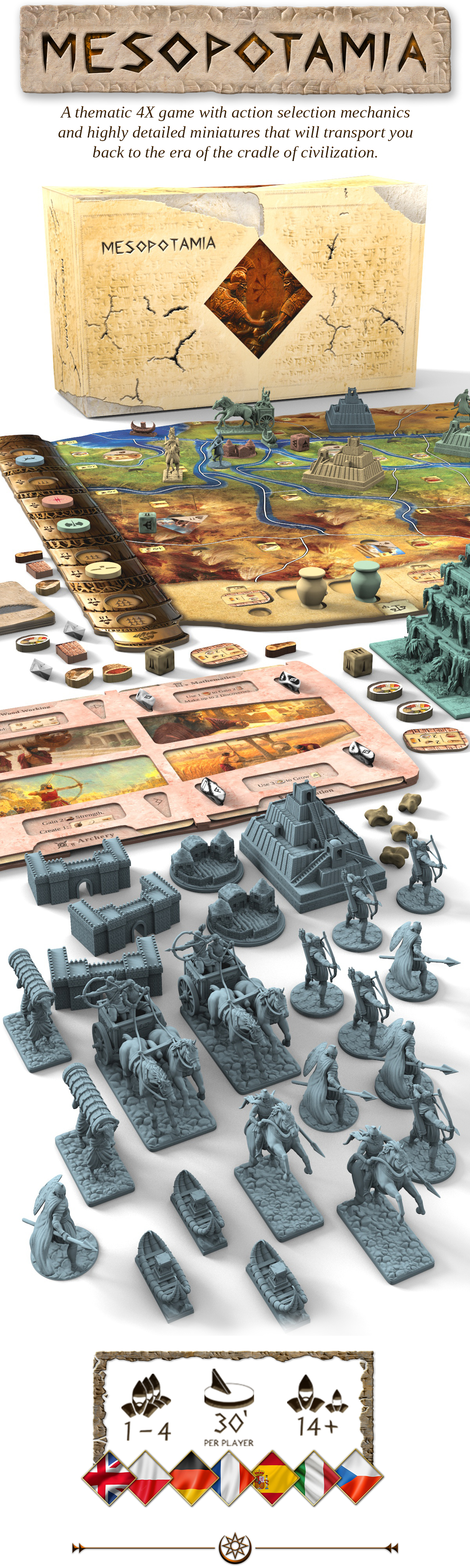 Mesopotamia by Meeple Pug - Gamefound