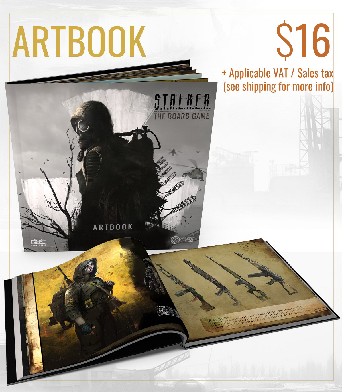 S.T.A.L.K.E.R. The Board Game by Awaken Realms - Artbook - Gamefound