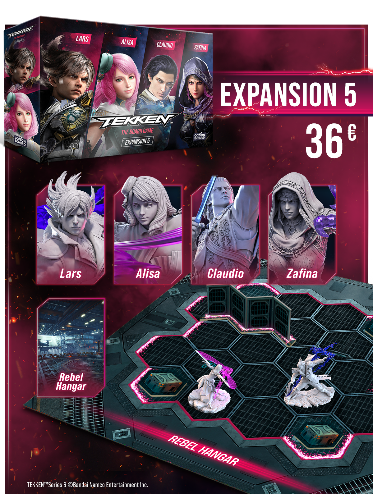 TEKKEN - The Board Game by Go On Board - Only 1 Day Left to Back TEKKEN ...