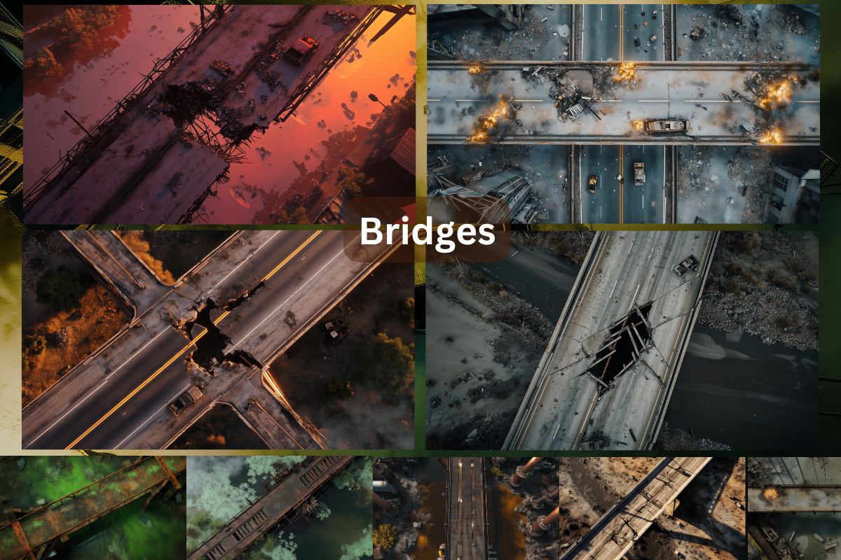 After the Fall: 700 Post-Apocalyptic Battle Maps by Agnesagraphic ...