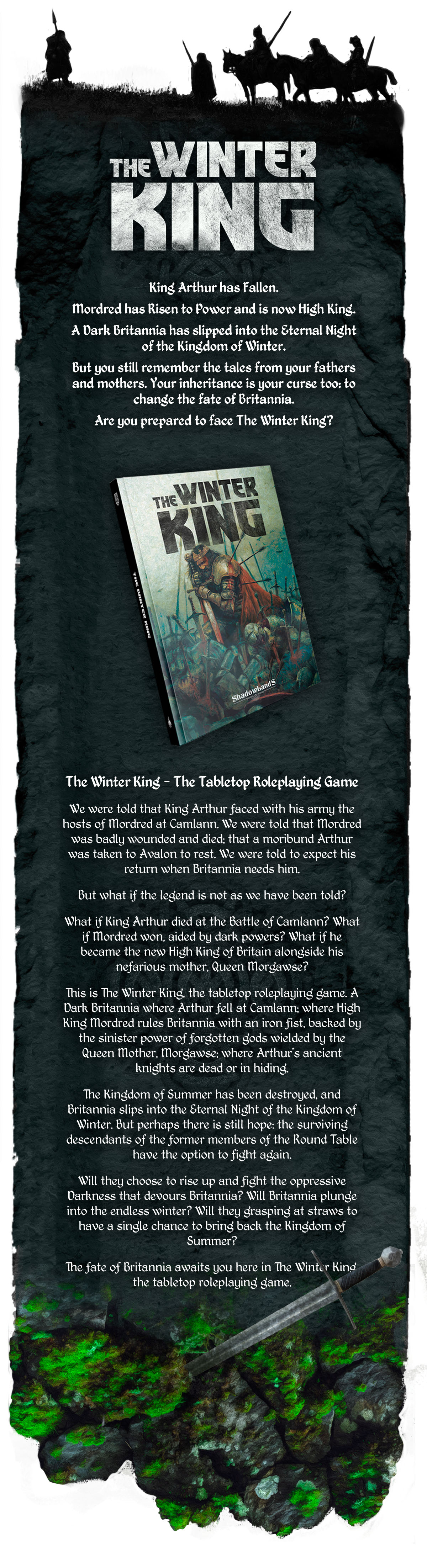 The Winter King, the Roleplaying Game by Shadowlands