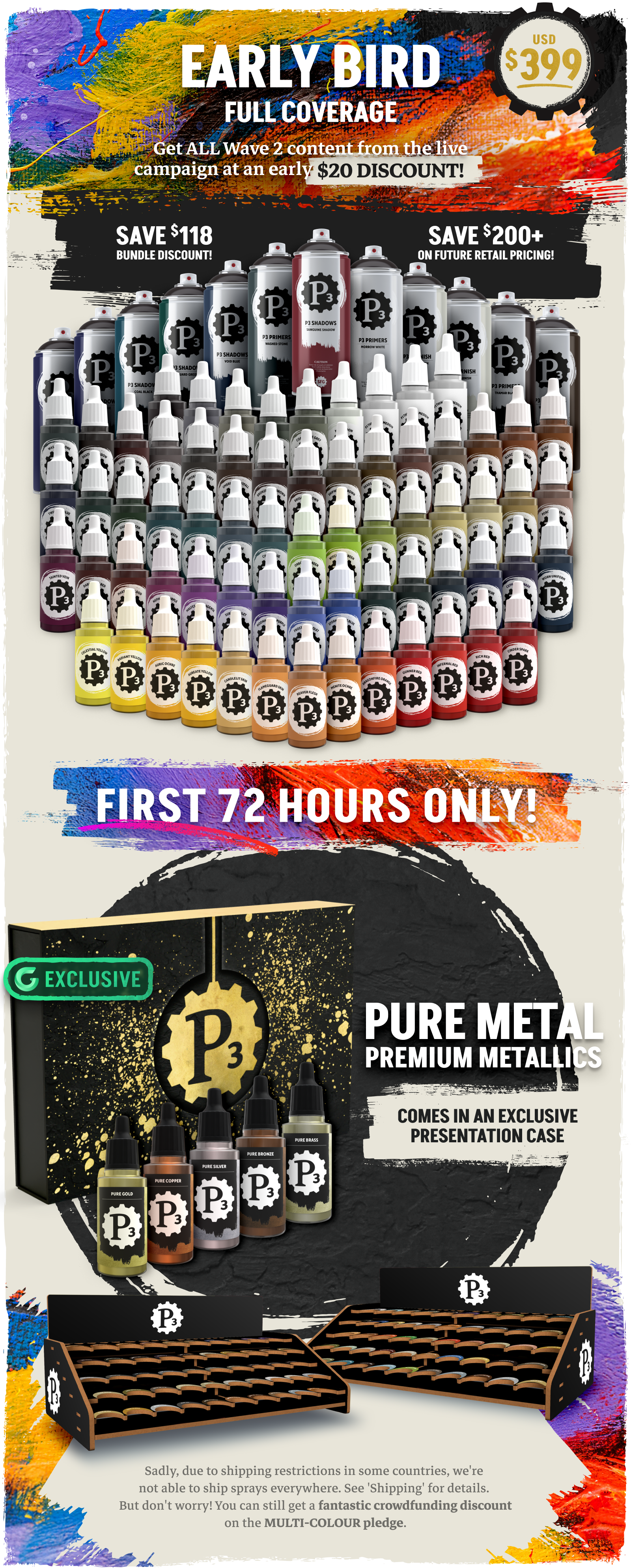P3 Paints Wave 2 by Steamforged Games - Gamefound