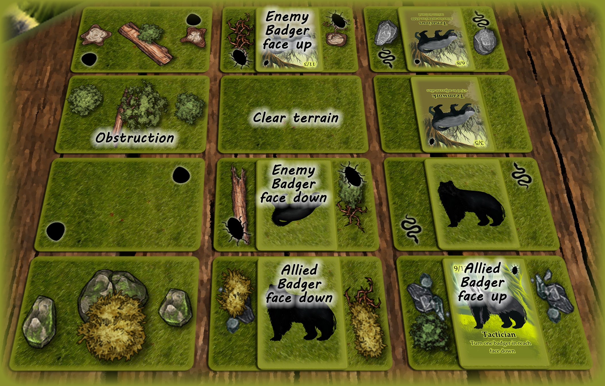 Badgers by InterHuman games - Combat in Badgers, terrain, our first ...