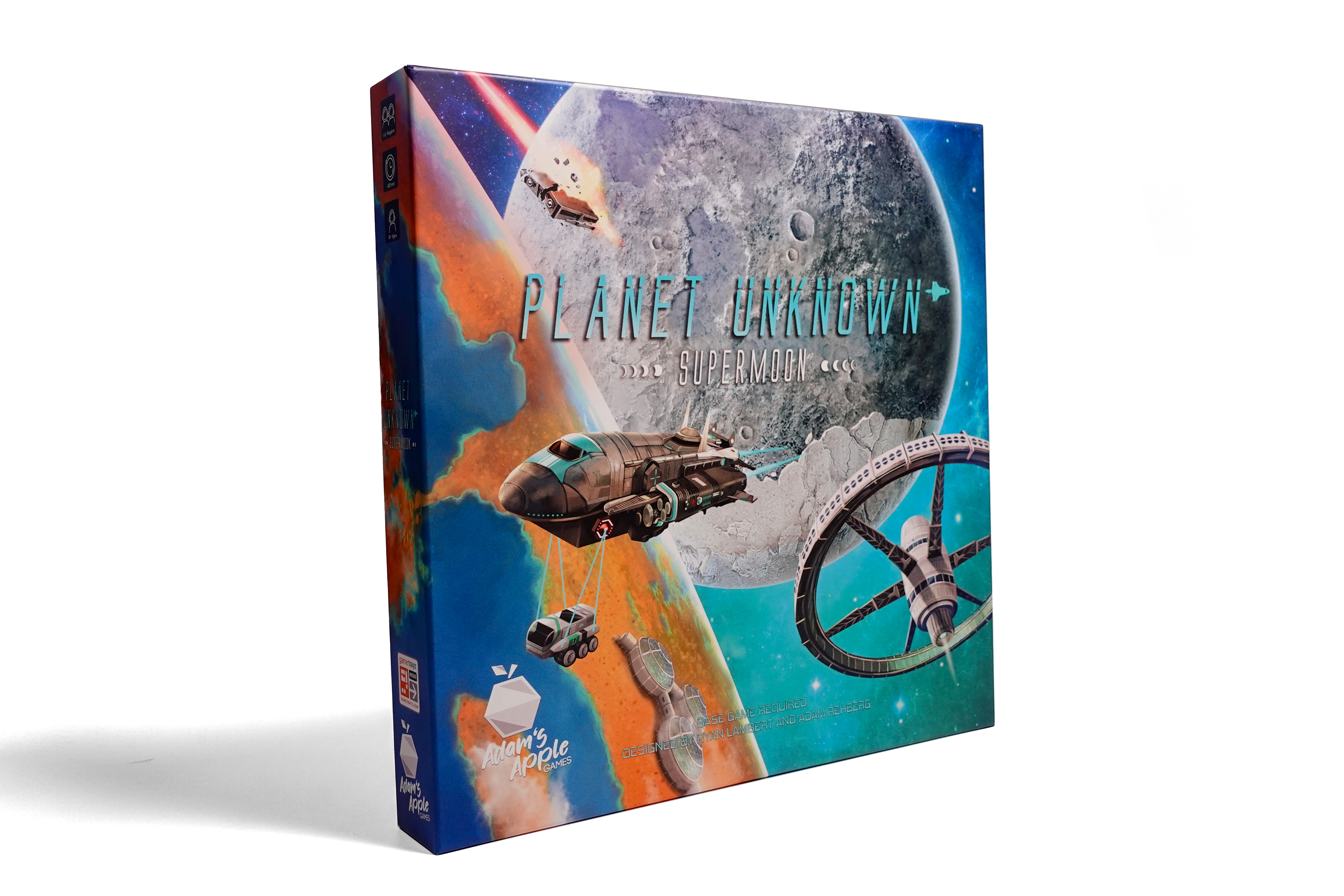Planet Unknown Supermoon expansion and Deluxe Edition reprint by Adams ...