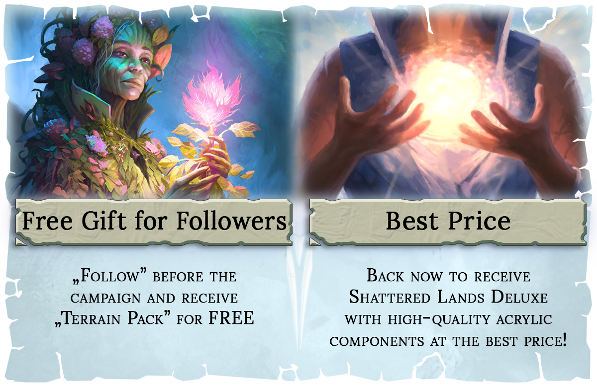 Shattered Lands Deluxe by Czacha Games - Gamefound