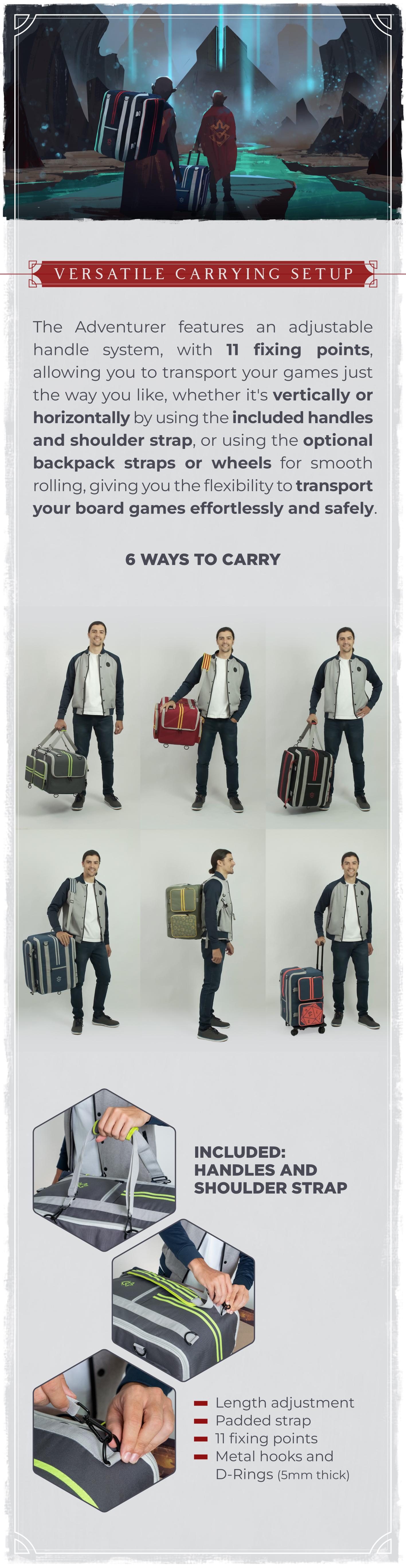 Board Game Gear Essentials: The Adventurer Bag and Playmats by Crafting ...