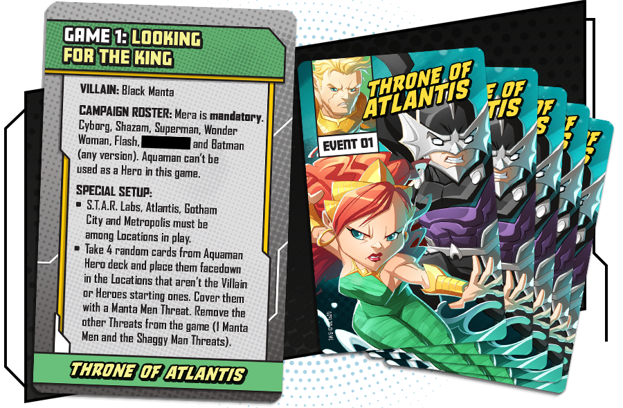 DC Super Heroes United by CMON - Campaign Decks - Gamefound