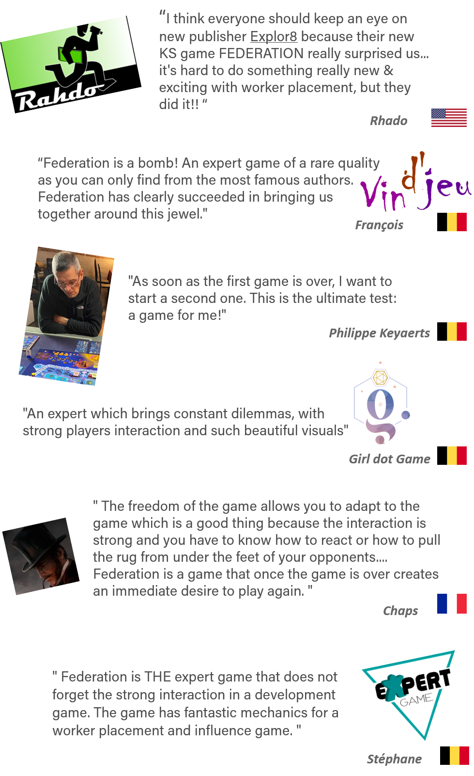 Federation - Boardgame by Explor8 - Federation Deluxe - Gamefound