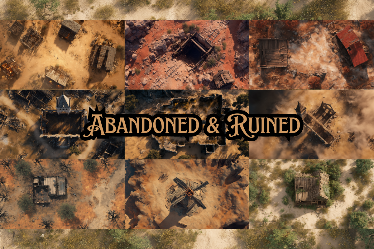 360 Western Battle Maps For TTRPG and VTT by Agnesagraphic - Gamefound