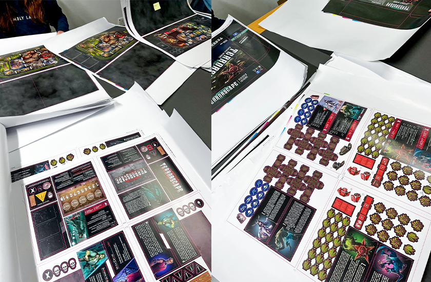 Terrorscape: Putrefied Enmity by Ice Makes - Production Progress: Digital Print Proof and Colour ...