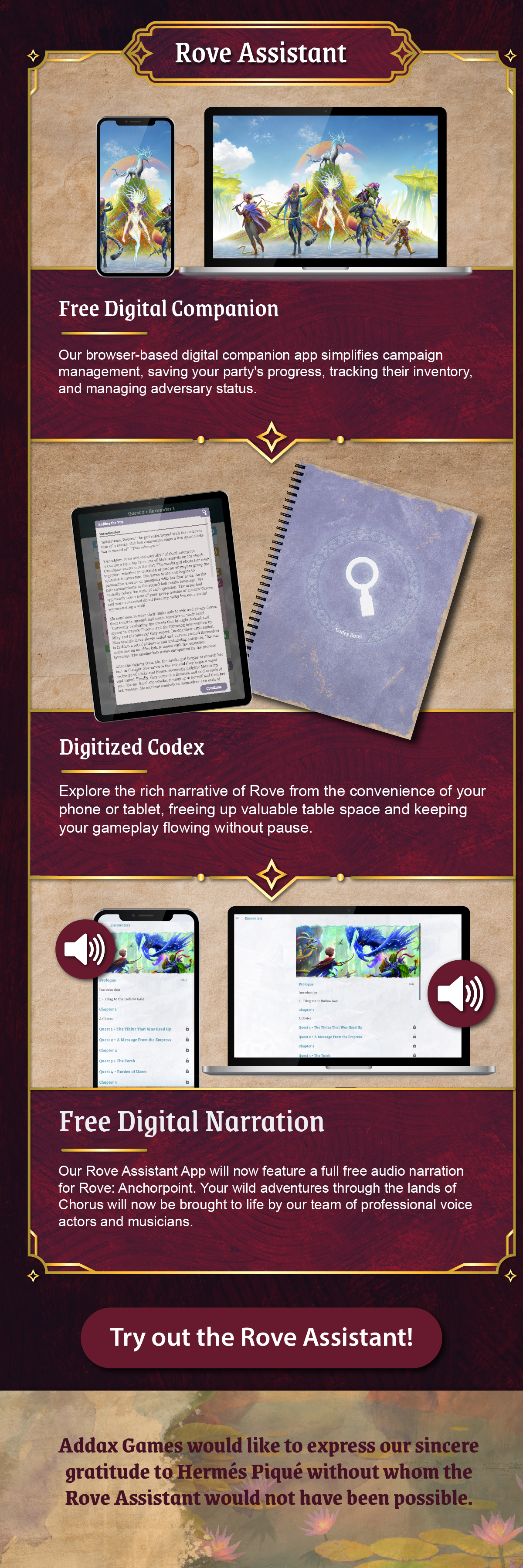 Rove: Anchorpoint + Rove Reprint by Addax Games - Gamefound