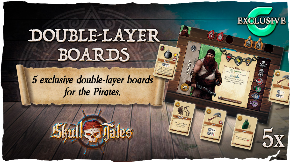Skull Tales: Full Sail! v2 & expansions by Draco Ideas - Lots of news, are you ready? - Gamefound