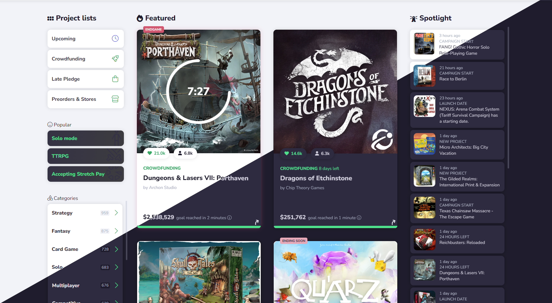 [What's New] Dark Mode, Calculator 1.2, and news about Tariffs - Gamefound
