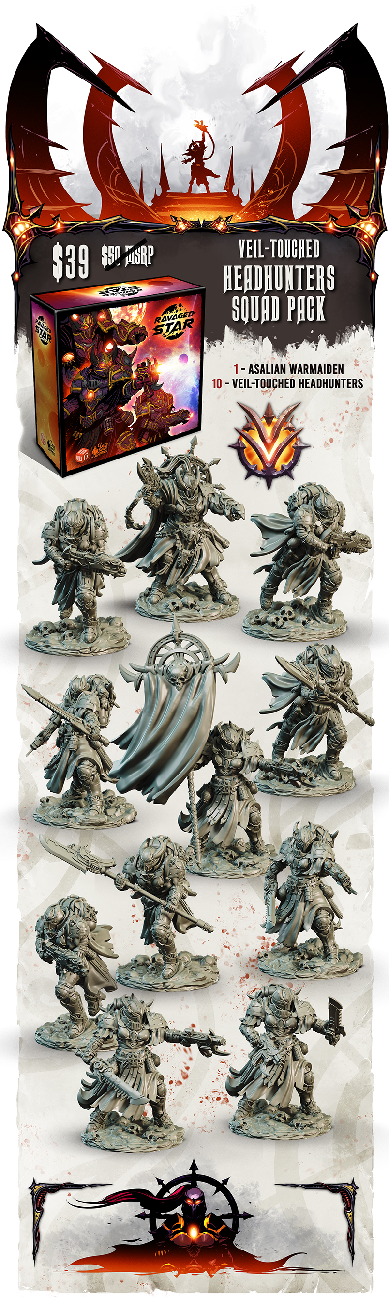 Ravaged Star: Armies of the Veil-Touched by MiniWarGaming - Behold the ...