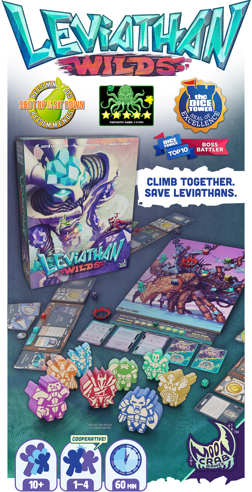 Leviathan Wilds Second Printing (Plus Deepvale Expansion!) by Moon Crab ...