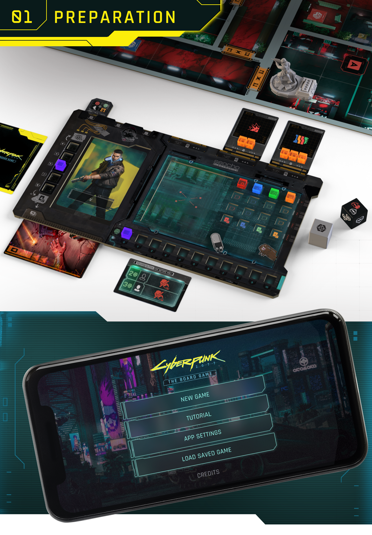 Cyberpunk 2077 - The Board Game by Go On Board - Heart-Pounding Game ...