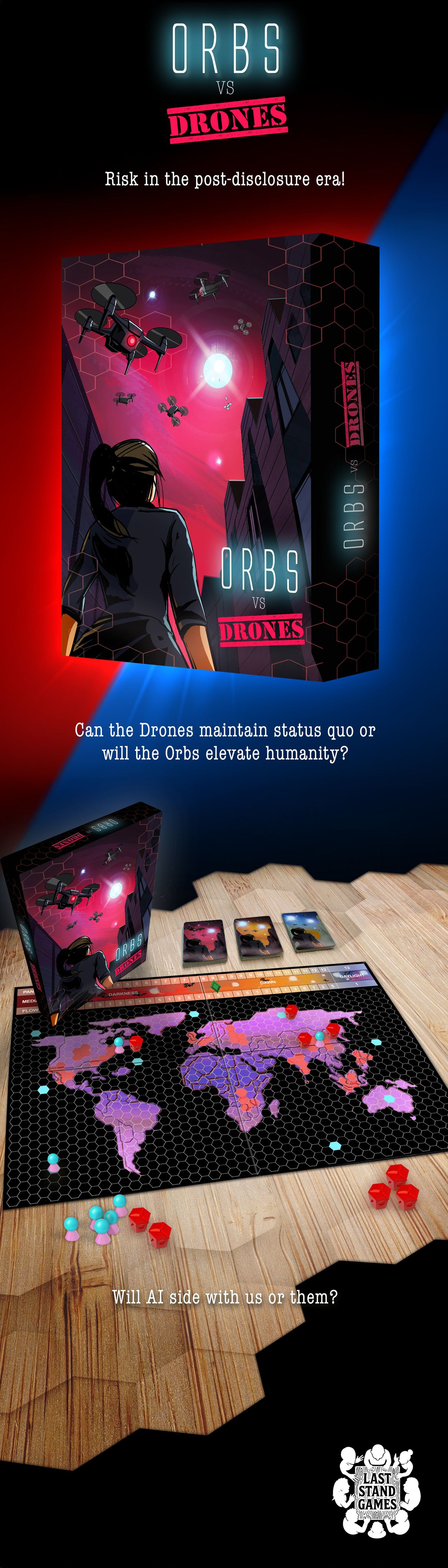 Orbs vs Drones by Last Stand Games - Gamefound