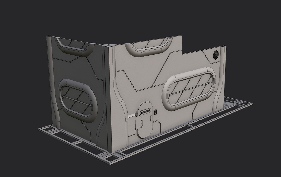 WTC Foldable Sci-Fi Terrain Set by FRTO - Gamefound