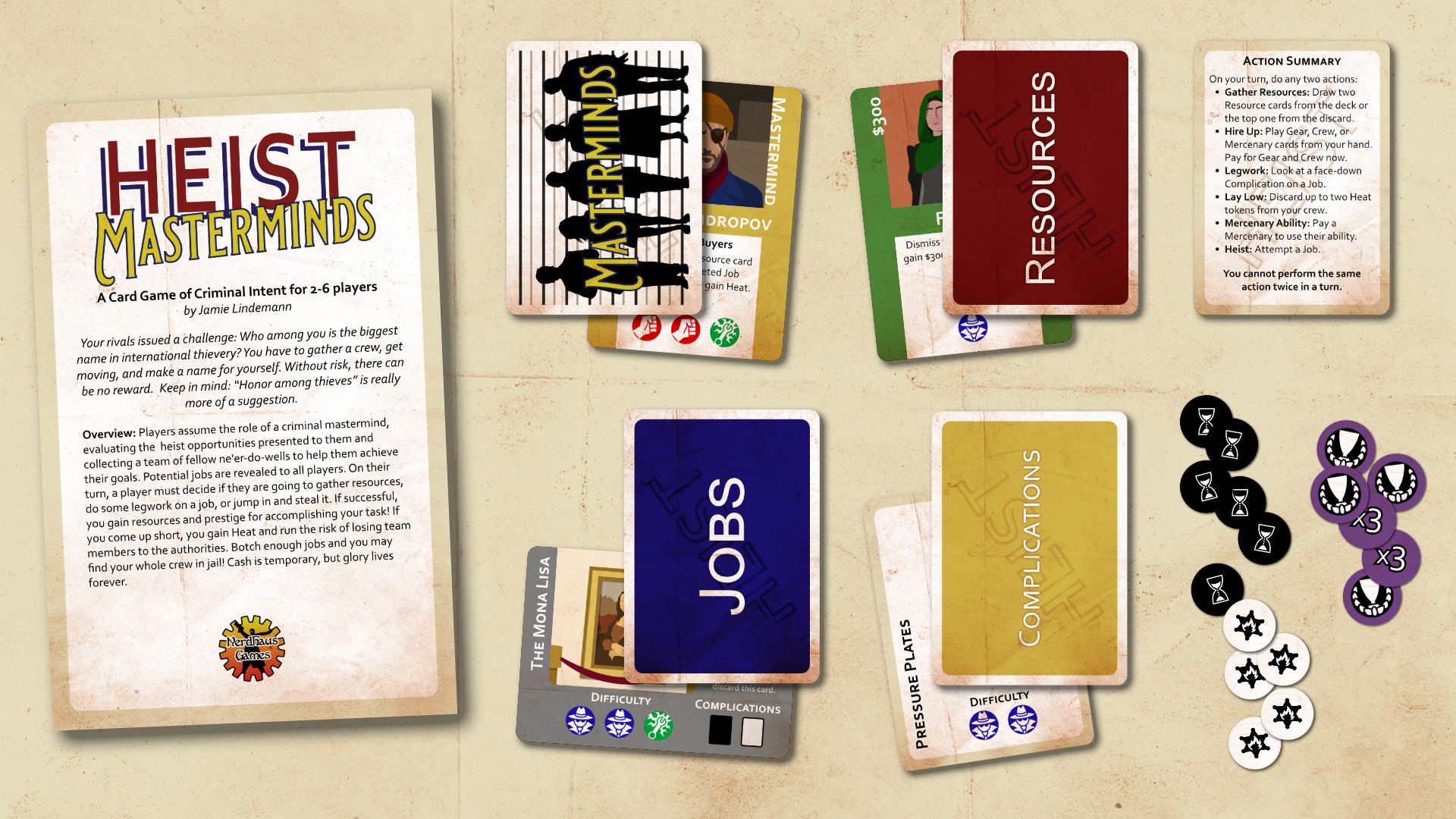 Heist: Masterminds by Nerdhaus Games - Gamefound