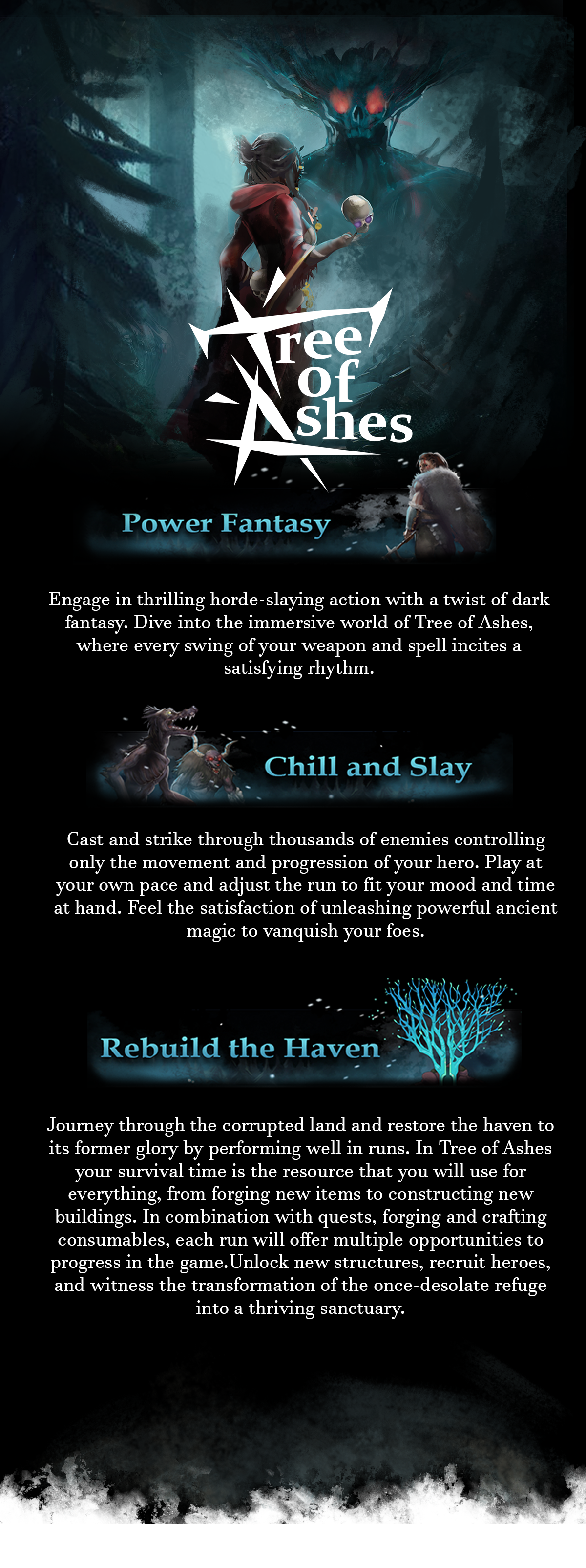 Tree of Ashes - Post-apo Fantasy 2D Roguelike by Ancient Forge - Gamefound