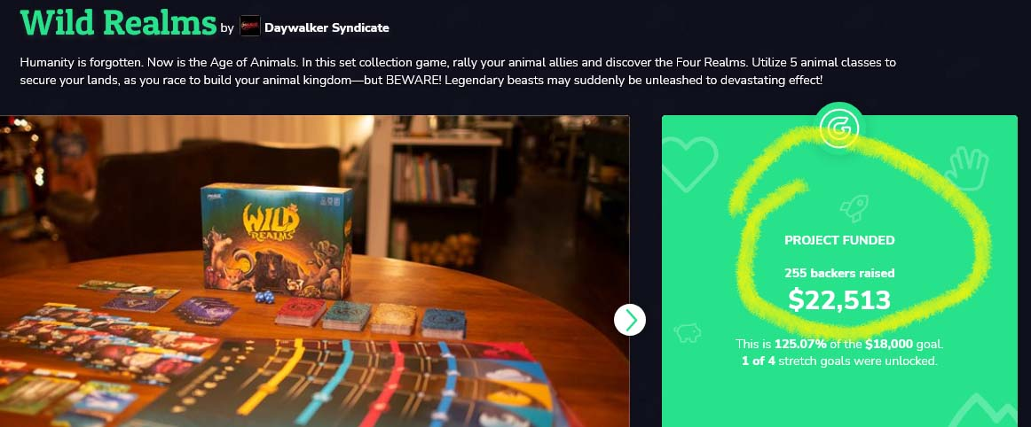 Wild Realms by Daywalker Syndicate - IT'S PARTY TIME! - Gamefound