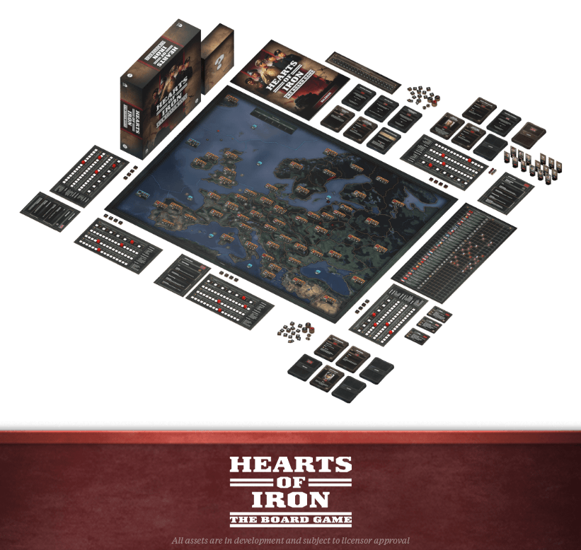 Hearts of Iron: The Board Game by Steamforged Games - Command, Combat ...