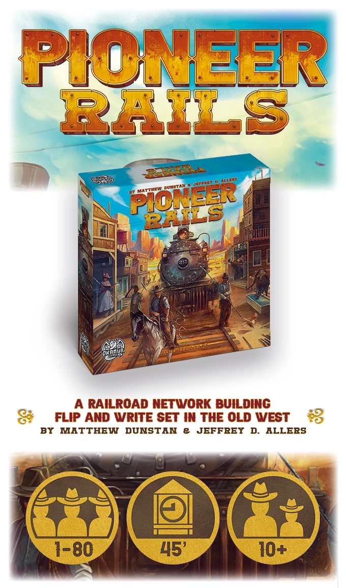 Pioneer Rails by Dranda Games - Pioneer Rails Essential Edition (ALL MAPS) - Gamefound