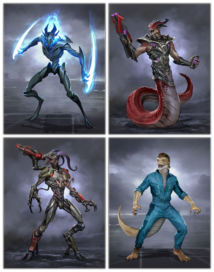 Rogue Angels by Sun Tzu Games - March progress (more illustrations ...