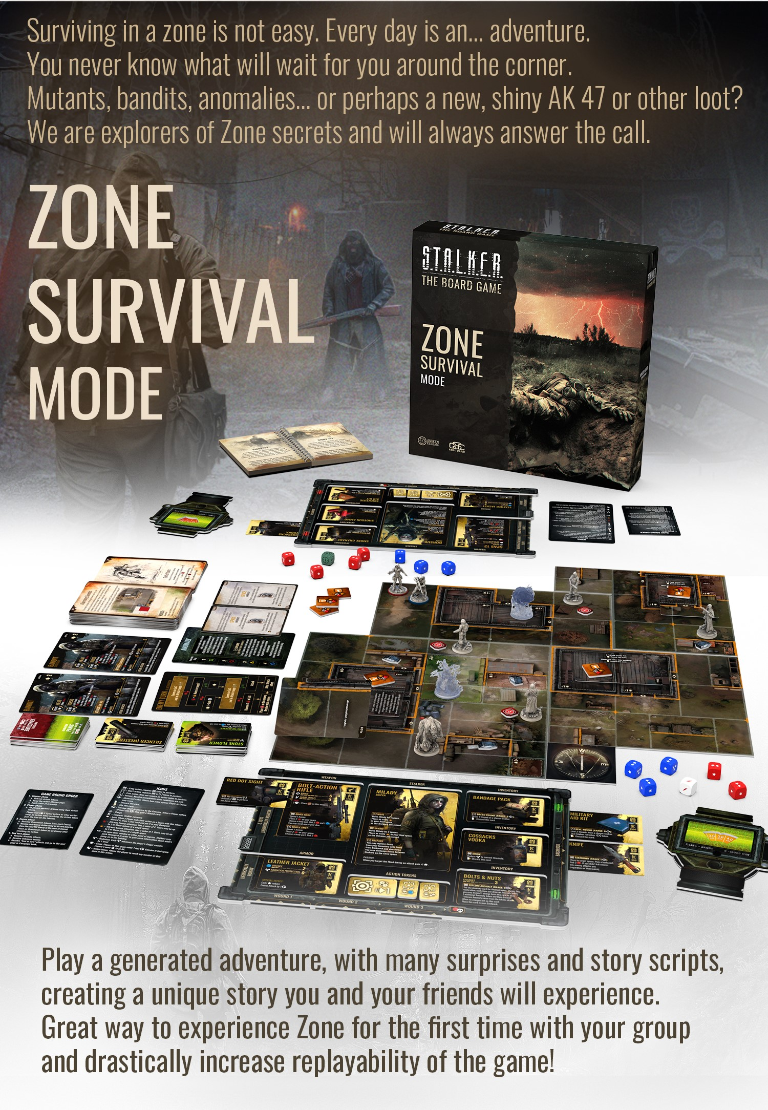 S.T.A.L.K.E.R. The Board Game by Awaken Realms - S.T.A.L.K.E.R. The ...