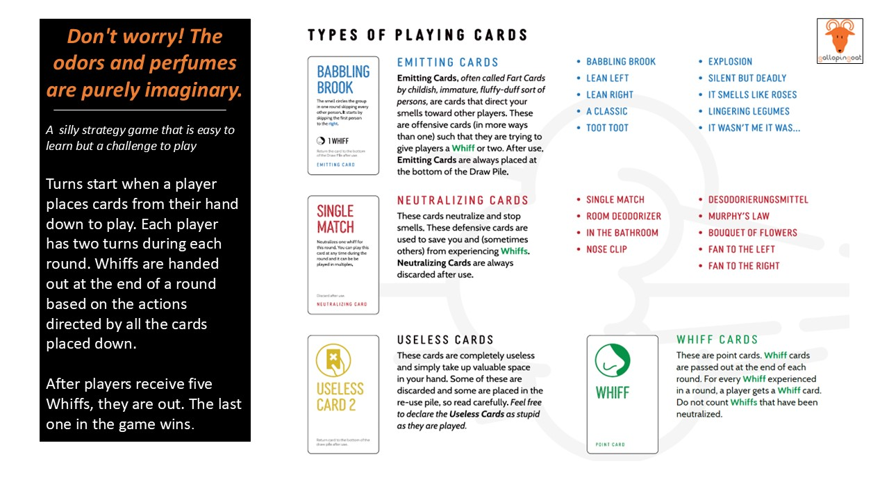 Whiff: A Survival Card Game by Galloping Goat - Gamefound