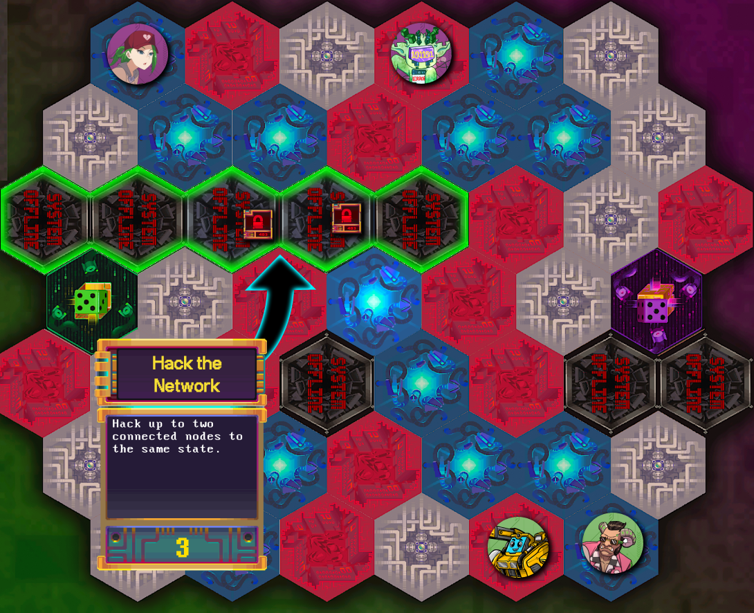 Black Hats: The Tactical Card Game with a Hackable Board by Dice Or ...