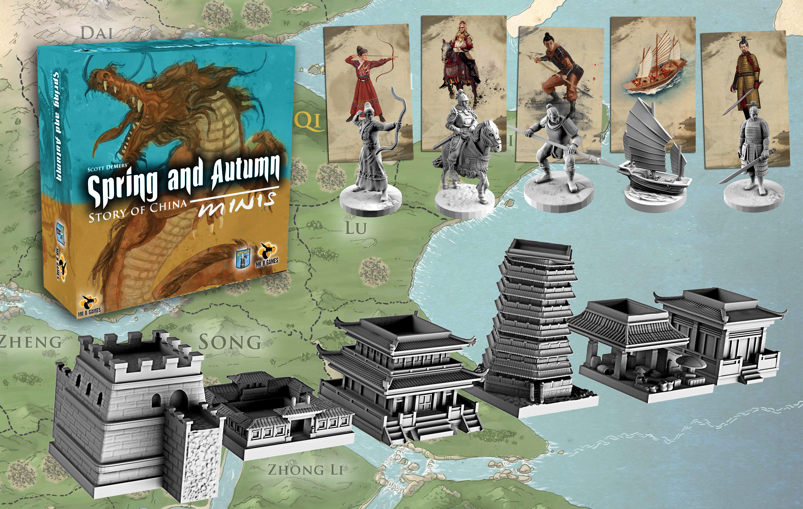 Spring and Autumn: Story of China by Mr. B. Games - Gamefound